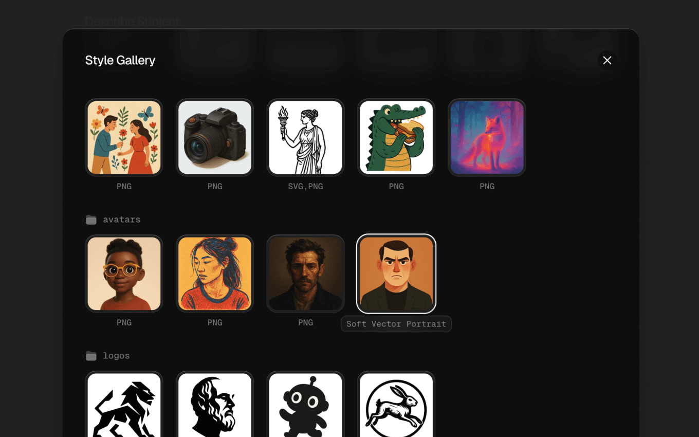 Create a Soft Vector Portrait from a Simple Prompt – Fiko Avatar Generator